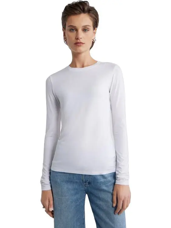 Nordstrom Long Sleeve Crewneck T-shirt - White