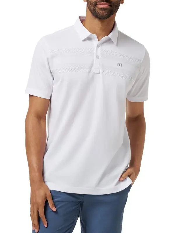 Travis Mathew Jungle Gallivant Polo - White