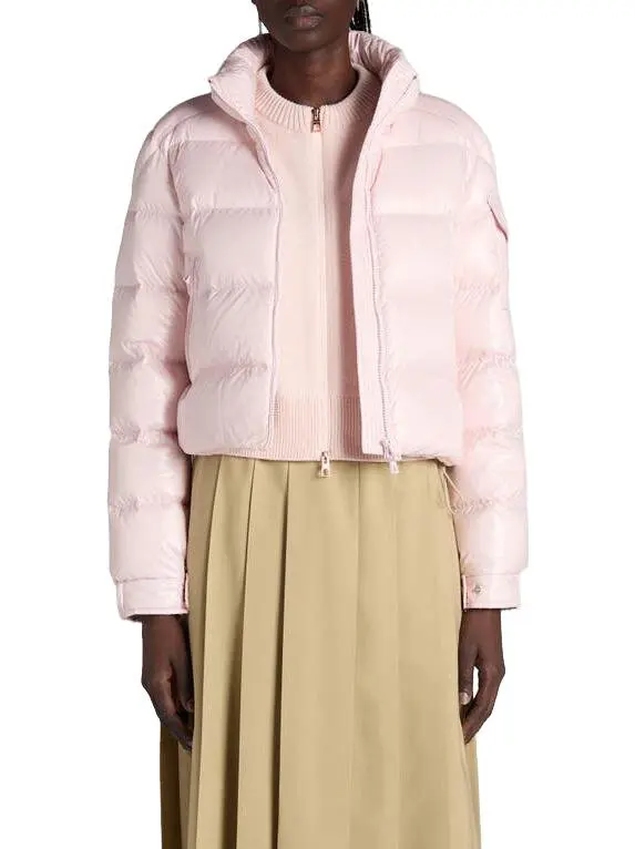 Moncler Petra Down Puffer Jacket - Rose Quicksand