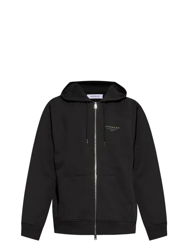 Givenchy Zipped Regular Hoodie - Black