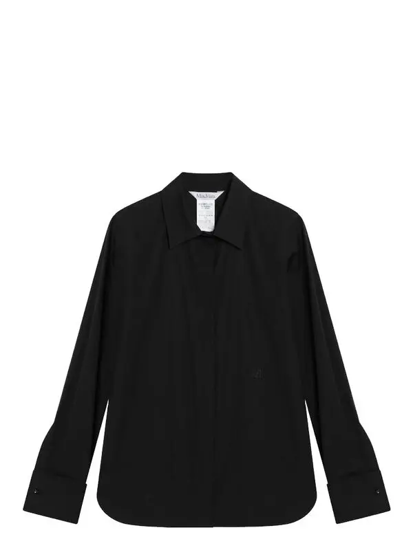 Max Mara Shirt With Logo - Black