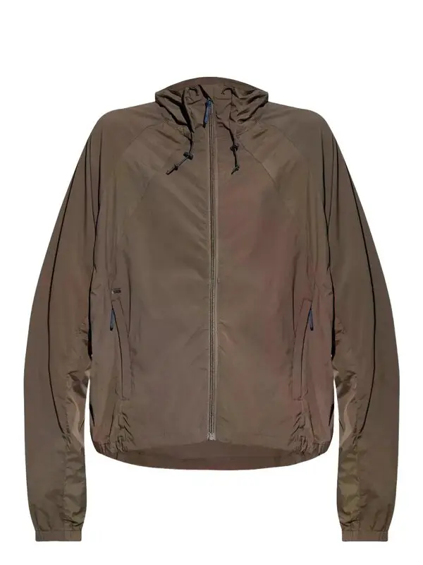 RETHINKIT STUDIOS Hooded Zip-front Jacket - Brown
