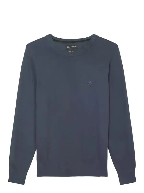 Marc O'polo Crew-neck Knitted Sweater - Blue