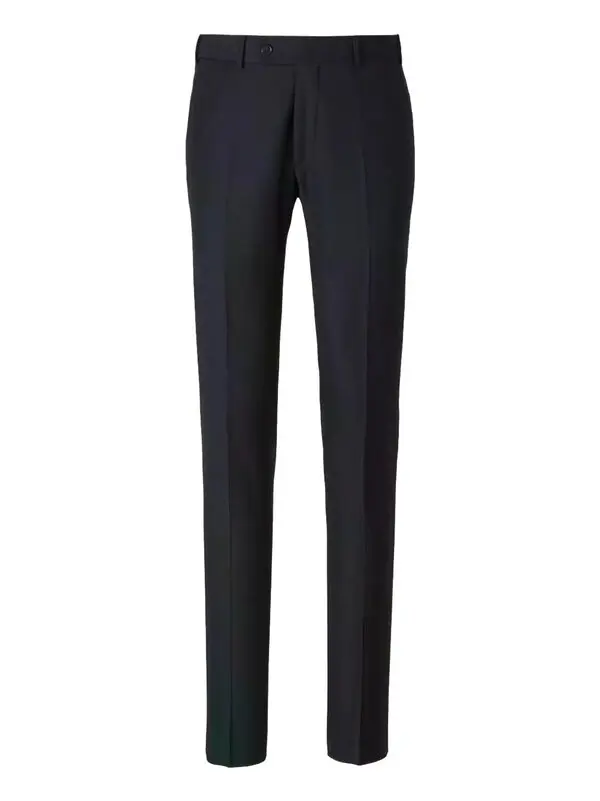Scabal Wool Trousers - Blue