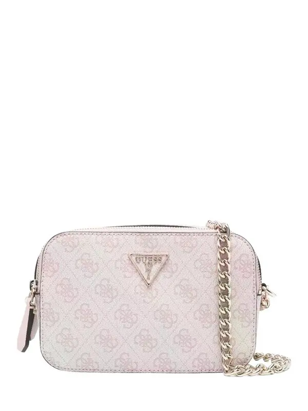 Guess Monogram Noelle Mini Bag - Pink