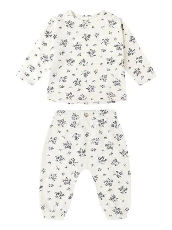 RYLEE + CRU Floral T-shirt And Joggers Set - Natural