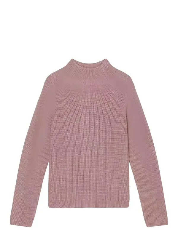 Marc O'polo High-neck Ribbed Sweater - Pink