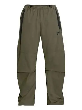 Nike Tech Woven Oversized Pants - Medium Olive/black
