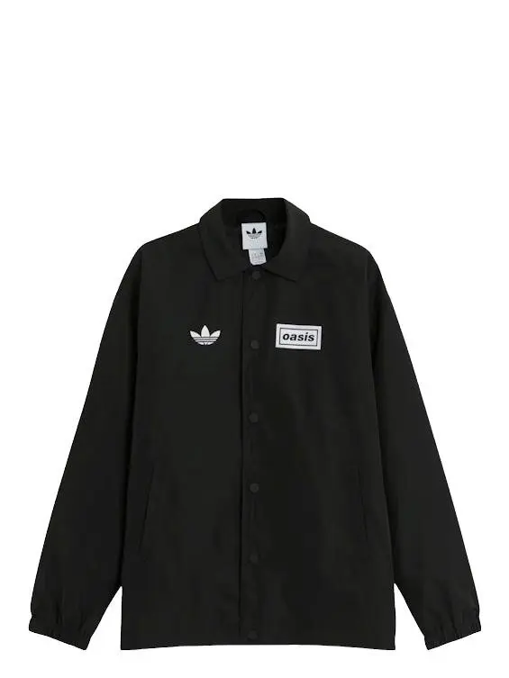 Adidas X Oasis Tour Coach Jacket - Black