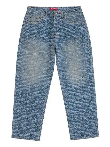 Supreme Fuck Stitch Loose Fit Jean - Blue