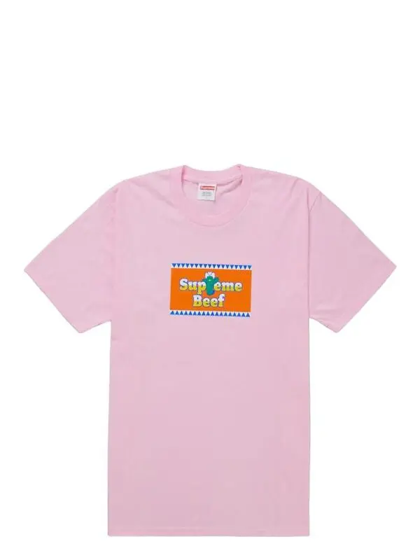 Supreme Beef Tee Shirt - Light Pink