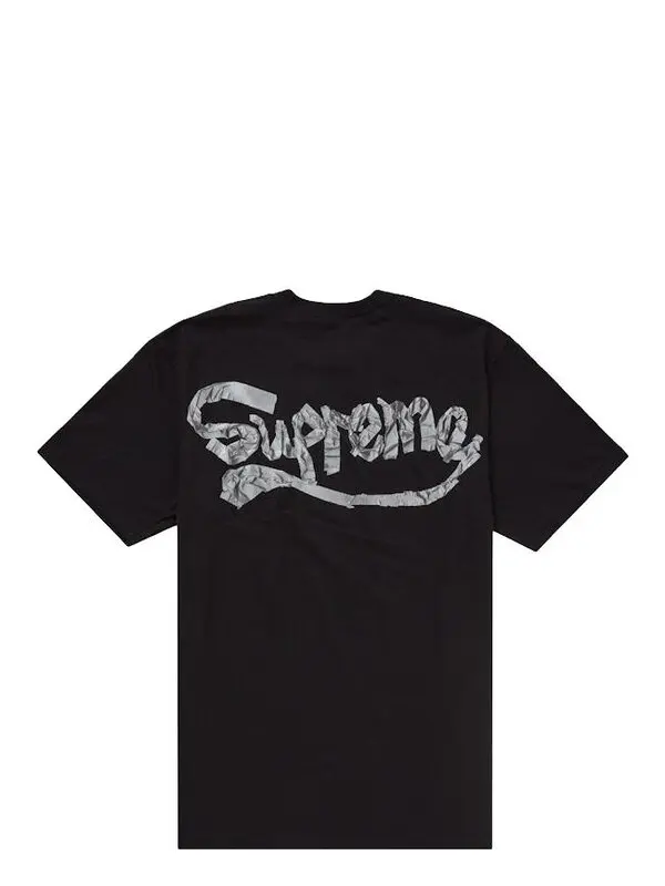Supreme Tape Tee Shirt - Black