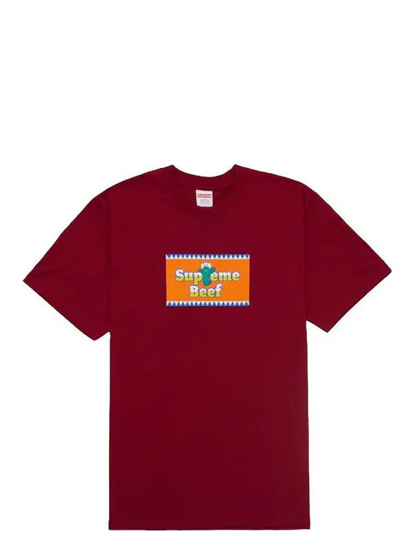 Supreme Beef Tee Shirt - Cardinal