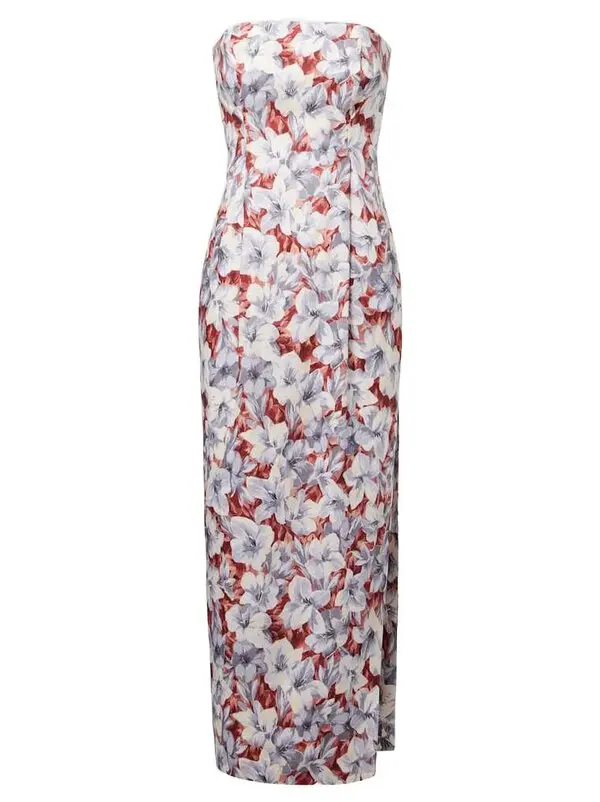 Posse Rosalie Floral Linen Maxi Dress - Multicoloured