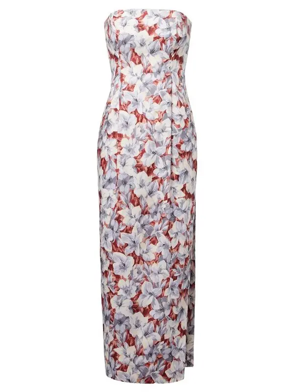 Posse Rosalie Floral Linen Maxi Dress - Multicoloured