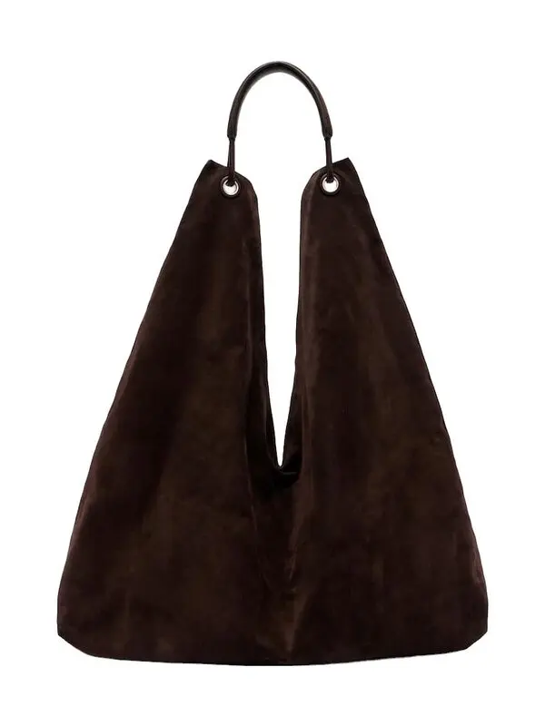 THE ROW - Bindle Large Suede Tote Bag