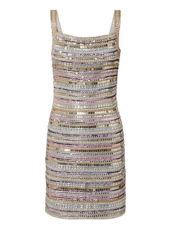 Jenny Packham Nancy Embellished Minidress - Multicoloured