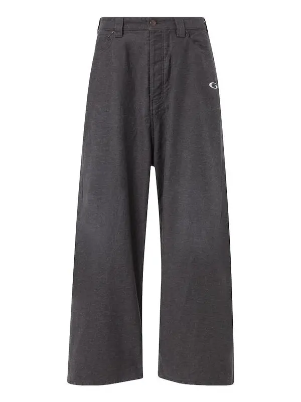 Balenciaga Trompe L'oeil Denim Sweatpants - Grey