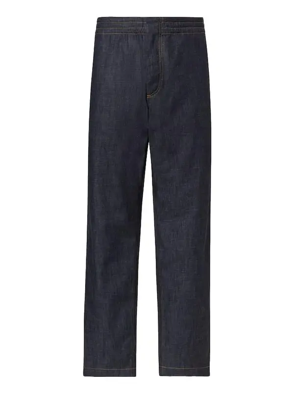 Bottega Veneta Mid-rise Straight Jeans - Blue