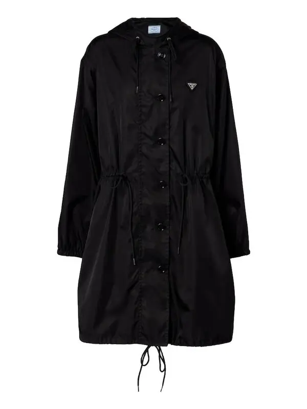 Prada Re-nylon Raincoat - Black
