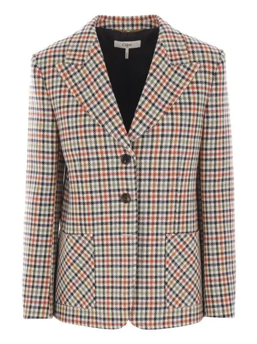 Chloé Single-breasted Jacket - Multicolour