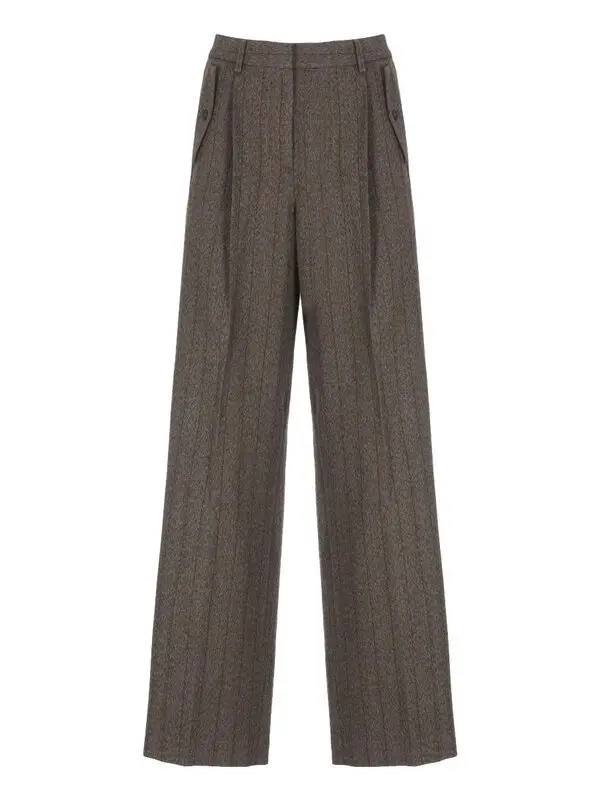 Golden Goose Wool Trousers - Brown