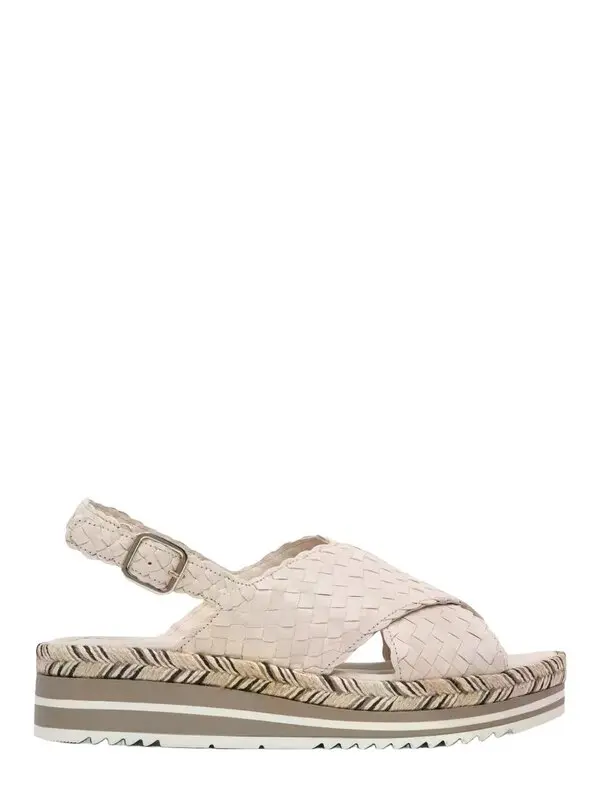 TONI PONS Woven Slingback Platform Sandals - Neutrals