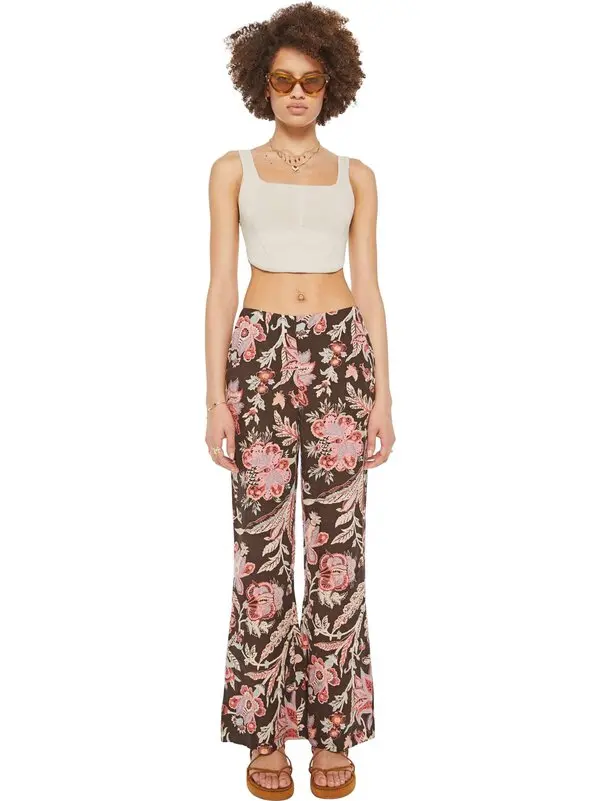 Alix Of Bohemia Charlie Floral Print Pants - Brown