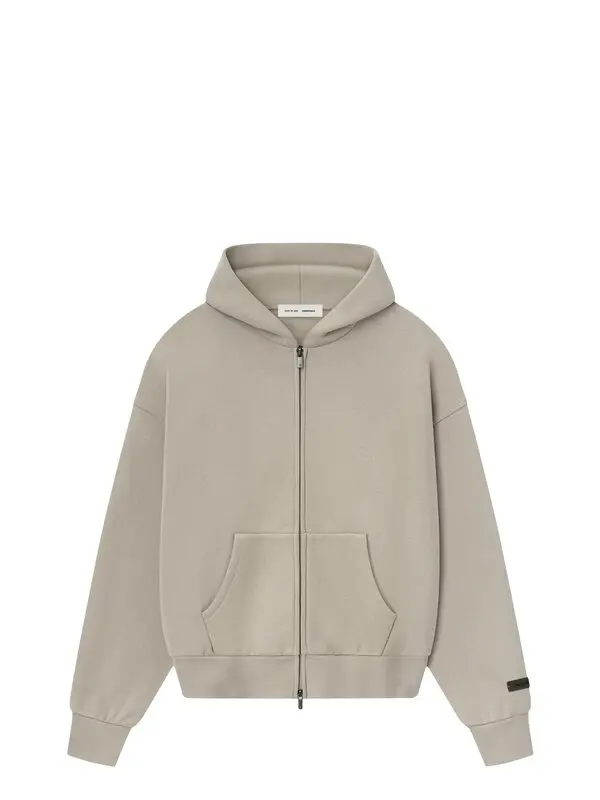 Fear Of God Classic Full Zip Hoodie - Grey