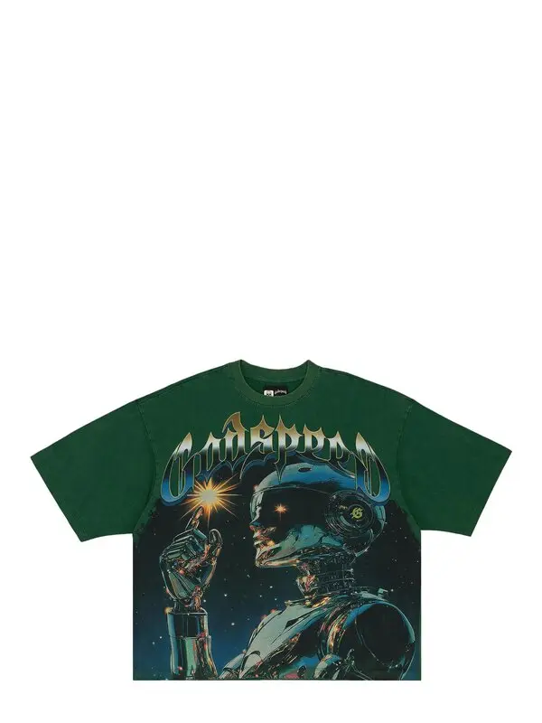 GODSPEED Sputnik Moment T-shirt - Green