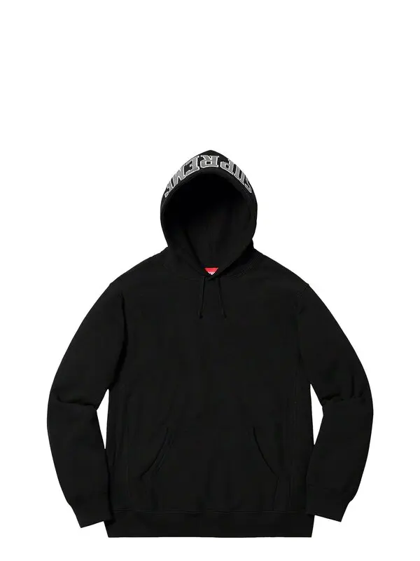 Supreme Sequin Arc Hooded Sweatshirt - Black