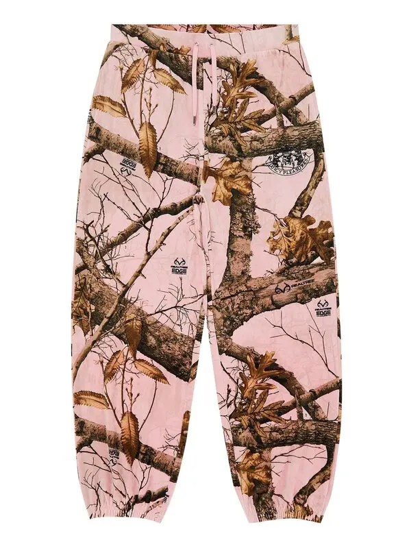 PLEASURES Realtree Velour Track Pants - Pink