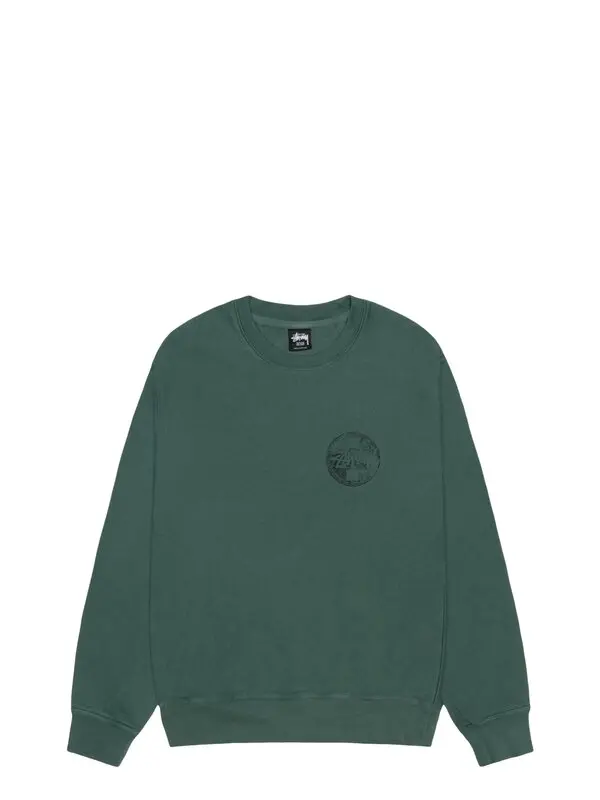 StÜssy Dot Stamp Crew - Green