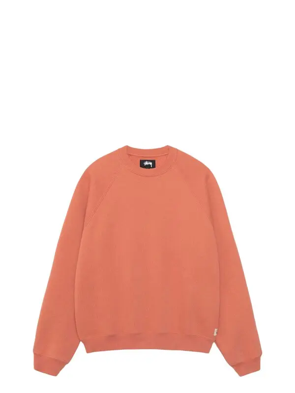 StÜssy Fleece Raglan Crew - Orange