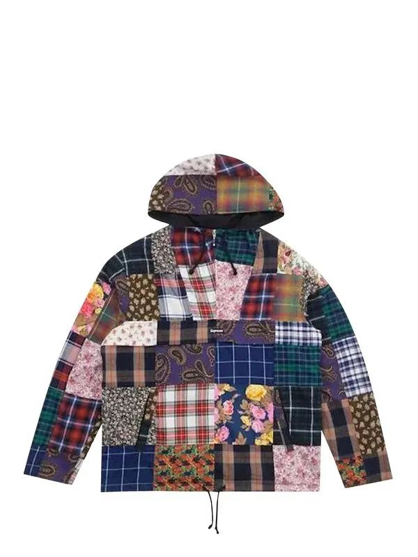 Supreme Patchwork Anorak Jacket - Red