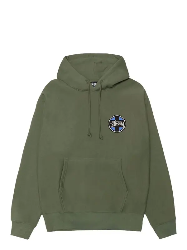 StÜssy Cross Dot Hoodie - Green