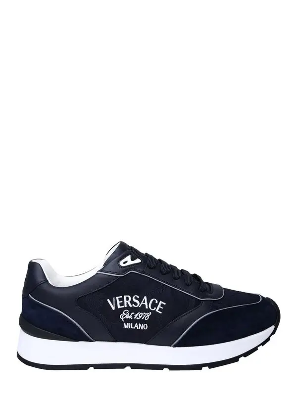 Versace Milano Runner Sneakers - Blue