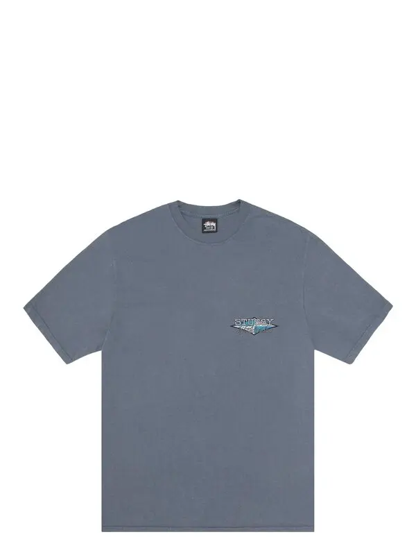 StÜssy Worldwide Diamond T-shirt - Blue