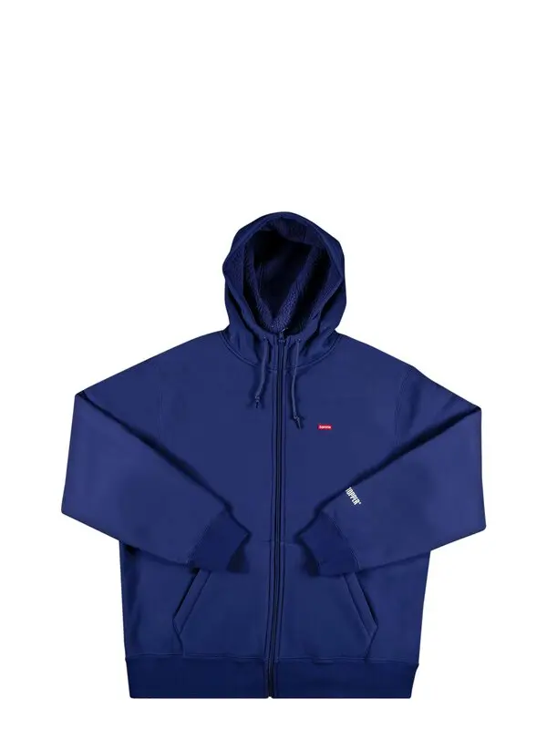 Supreme X Windstopper Zip Up Hooded Sweatshirt - Blue