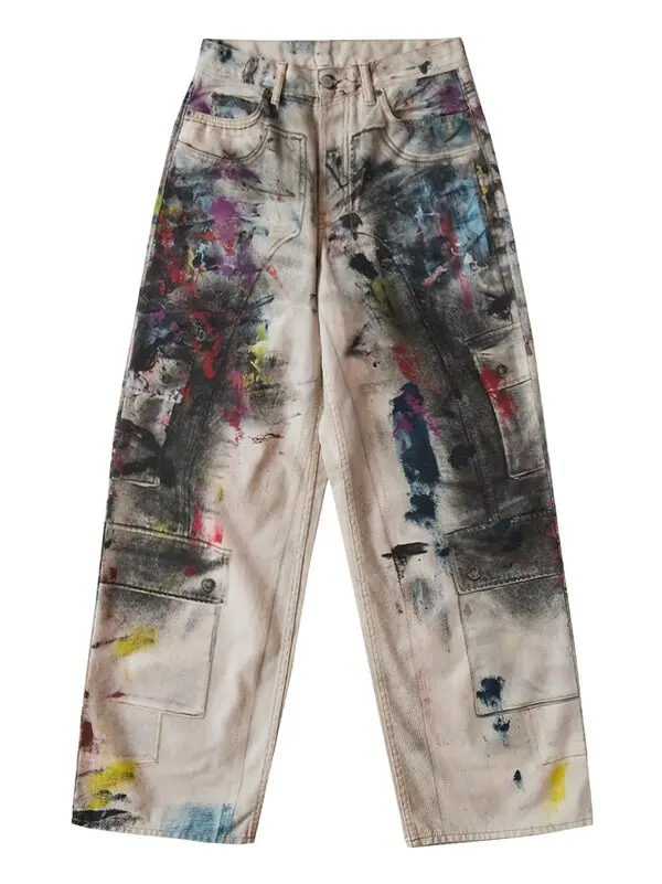 Acne Studios 1981 Baggy Fit Jeans - White