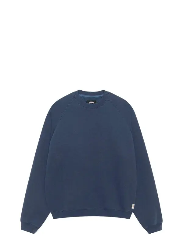 StÜssy Fleece Raglan Crew - Blue
