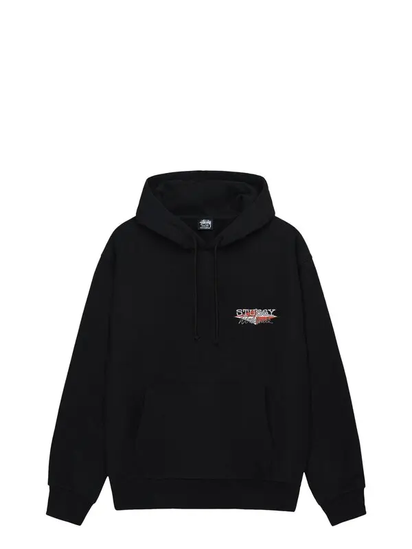 StÜssy Worldwide Diamond Hoodie - Black