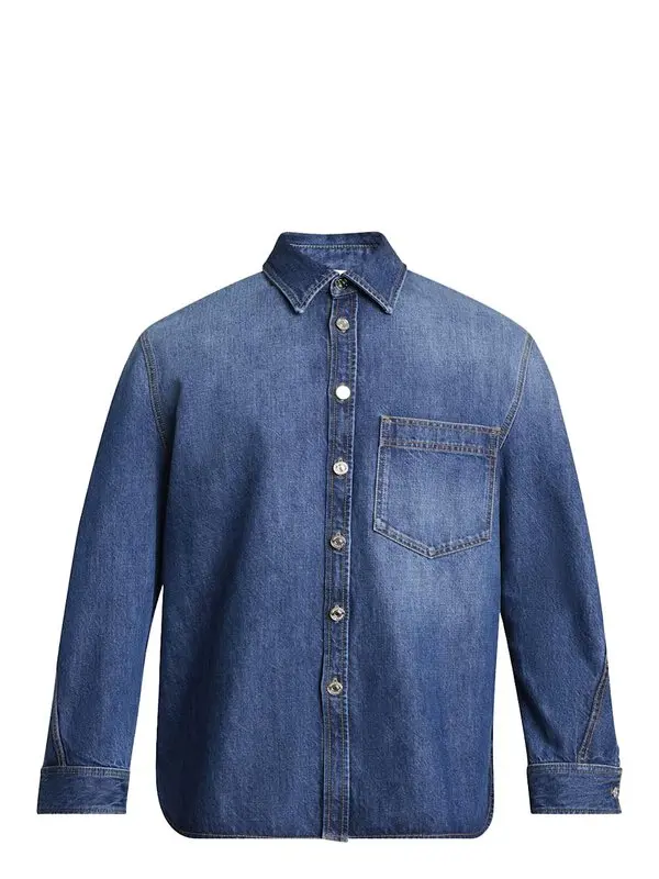 Givenchy Denim Overshirt - Dark Blue