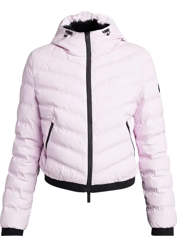 Moncler Pandelon Hooded Down Puffer Jacket - Open Pink