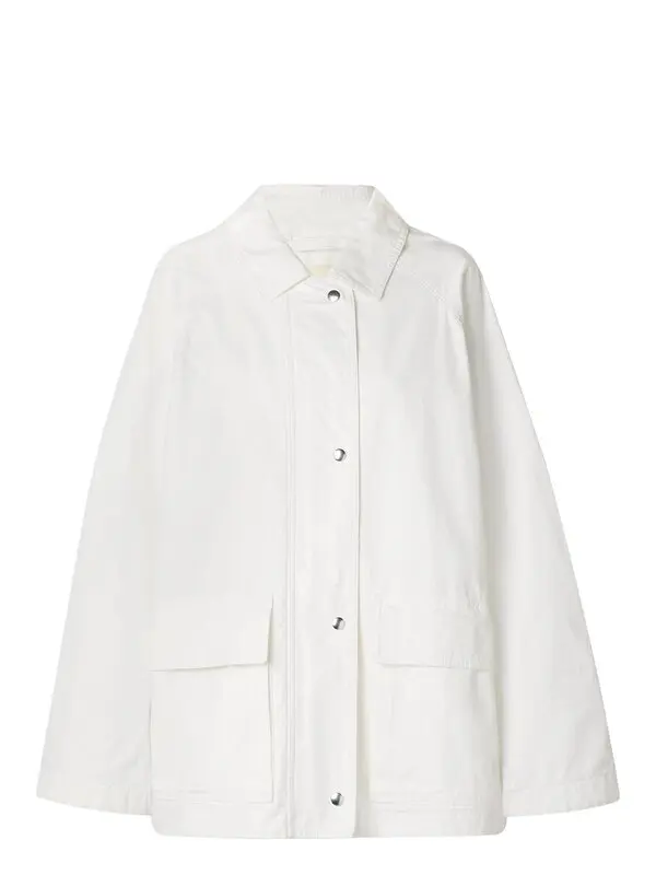 THE ROW Elodianna Cotton-canvas Field Jacket - White