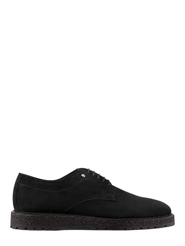 Stefano Ricci Suede Crepe-sole Derby Sneakers - Black