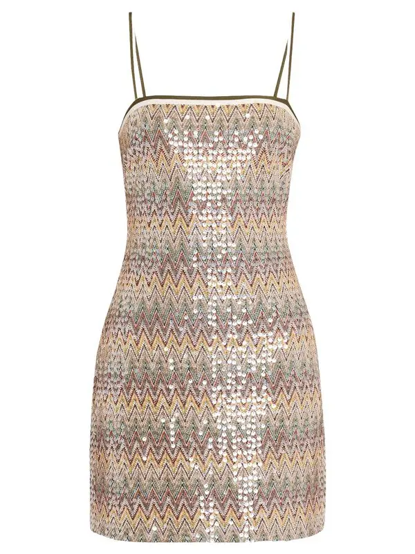 Ramy Brook Ivanna Sequined Mini Dress - Boca Sequin