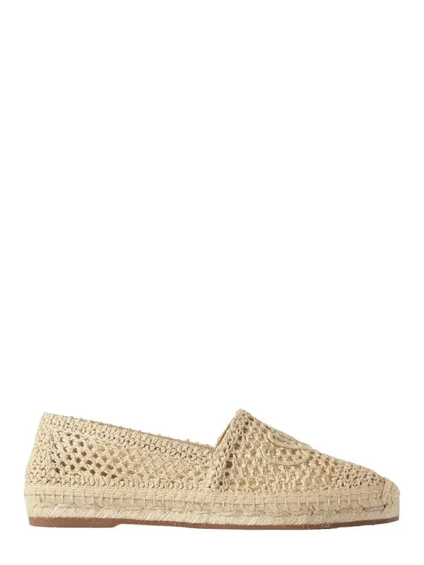 Chloé Isla Crocheted Espadrilles - Neutrals