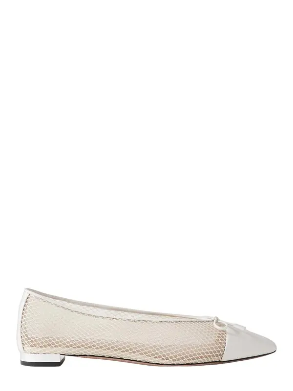 AQUAZZURA Gioia Ballet Flats - White