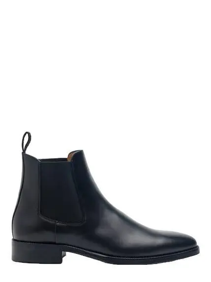 Jack Erwin Ellis Chelsea Boot - Black Full Grain